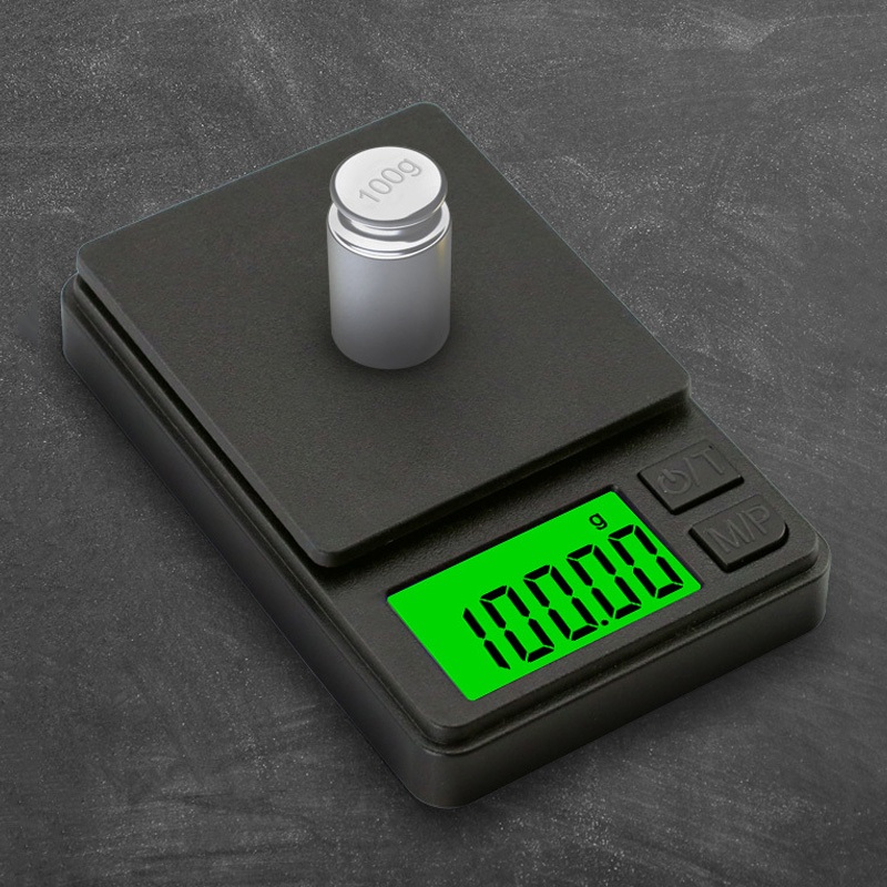 Mini Digital Scale 100/200/300/500g 0.01/0.1g High Accuracy Backlight Electric Pocket For ...