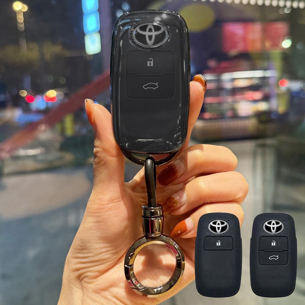 TPU Remote Car Key Cover Case Fit for Toyota Vios 2023 Yaris Ativ ...