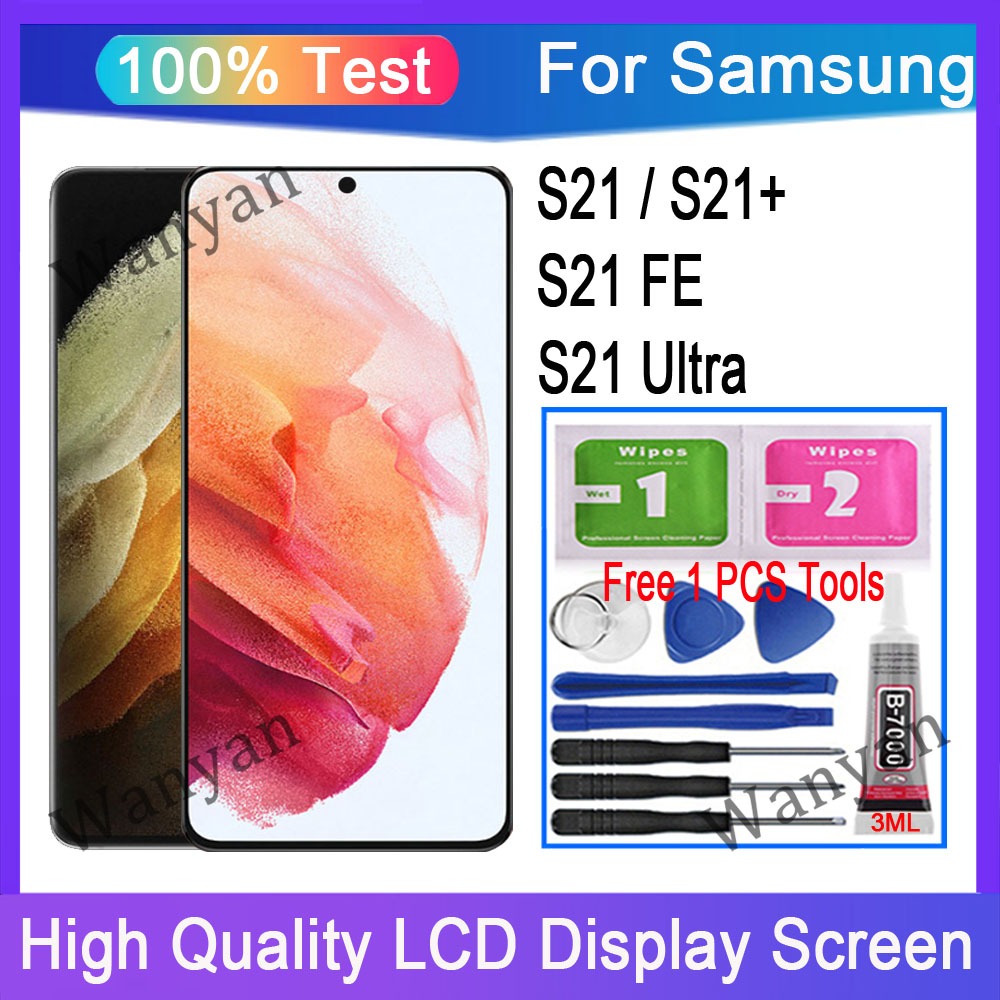 OLED Samsung Galaxy S21 5G S21+ Plus 5G S21 FE 5G S21 Ultra 5G LCD Display Touch Screen ...