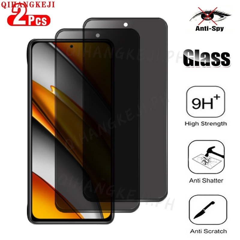 1-2 Pcs Anti-Spy Privacy Tempered Glass lnfinix Smart 4 5 6 7 8 9 Tecno Spark 20 10 Pro 6 7 10 ...