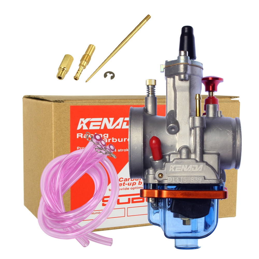 Keihin Carburetor PWK Fit For Koso OKO Power Jet Carb 24/26/28/ 30/32/ 34mm Transparent Blue ...