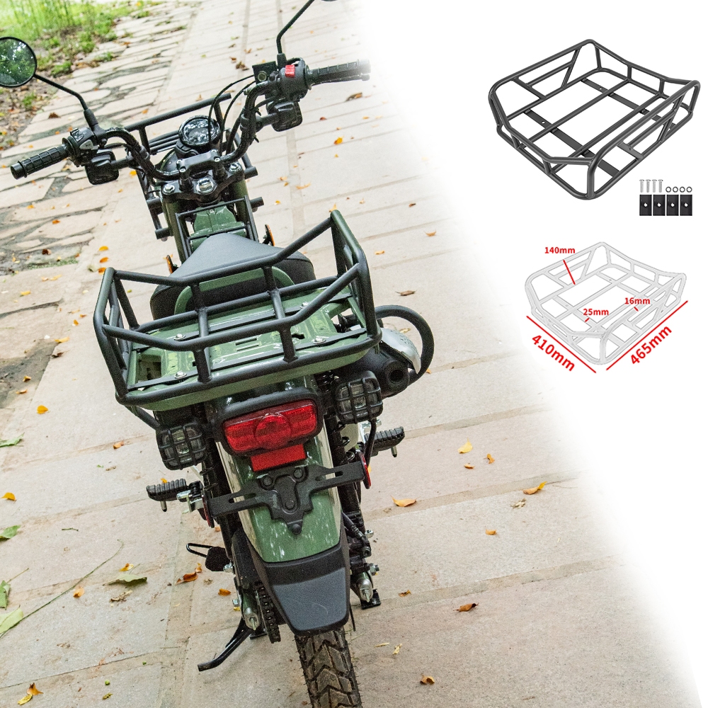 LJBKOALL CT125 Rear Tail Rack Rear Luggage Bracket For Honda Trail 125 ...
