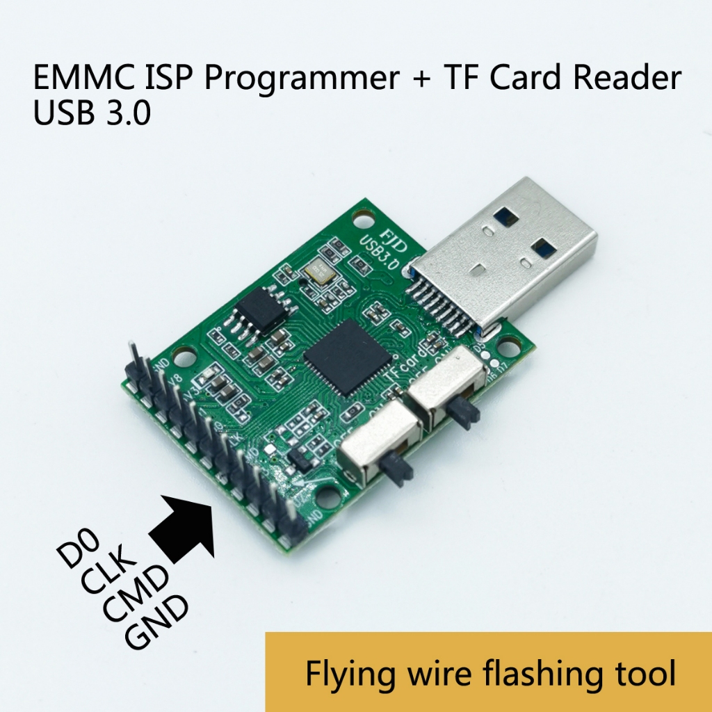High-speed USB3.0 Card Reader EMMC-ISP Flying Line Data Tool Programmer ...