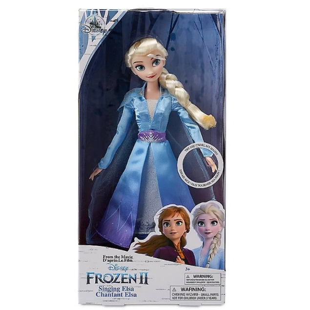 Disney Store Elsa Singing Doll Frozen 2 11'' New with Box | Shopee ...