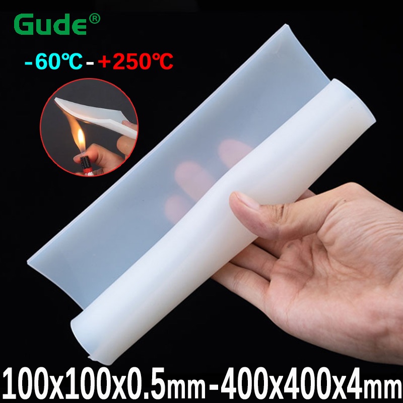 Translucent Silicone Rubber Sheet Plate Mat White Clear Silicone Gasket ...