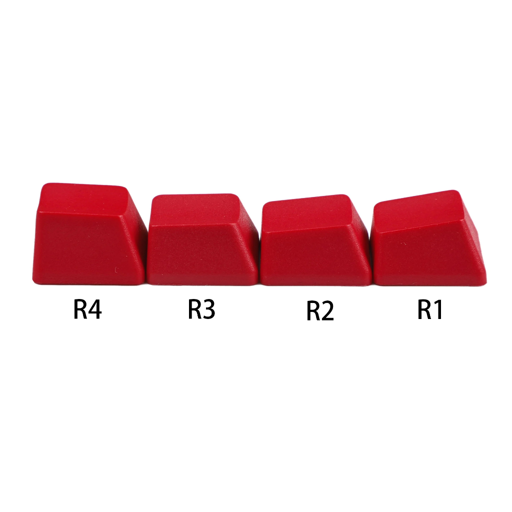 1u R1 R2 R3 R4 Blank Thick PBT OEM Profile Alphanumeric Custom Keycaps ...