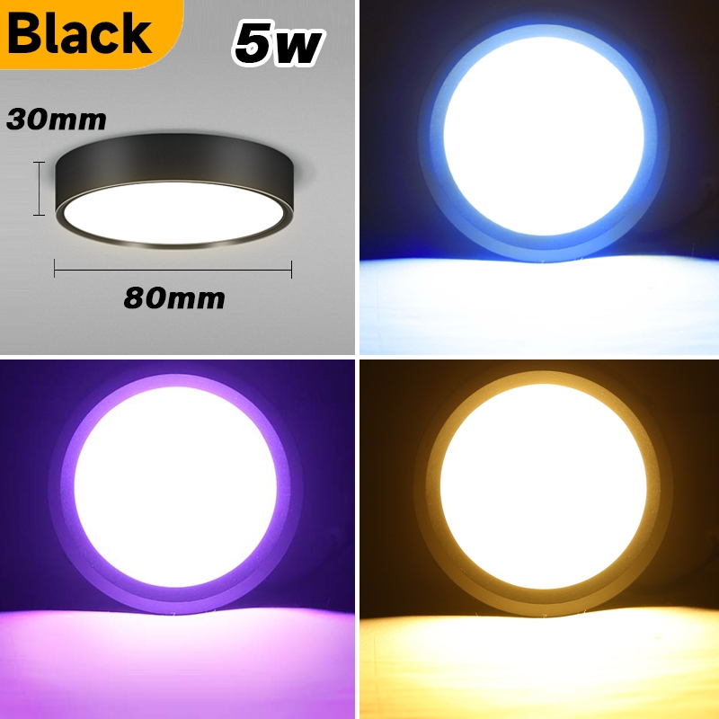 Pin Light Surface Mounted Led Downlight Ceiling Light Tricolor Pinlight ...