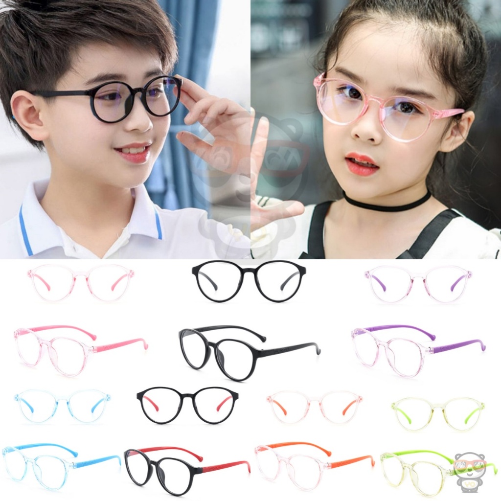 YO Kids Anti-Blue Glasses Colorful Anti Radiation Protection Glasses ...