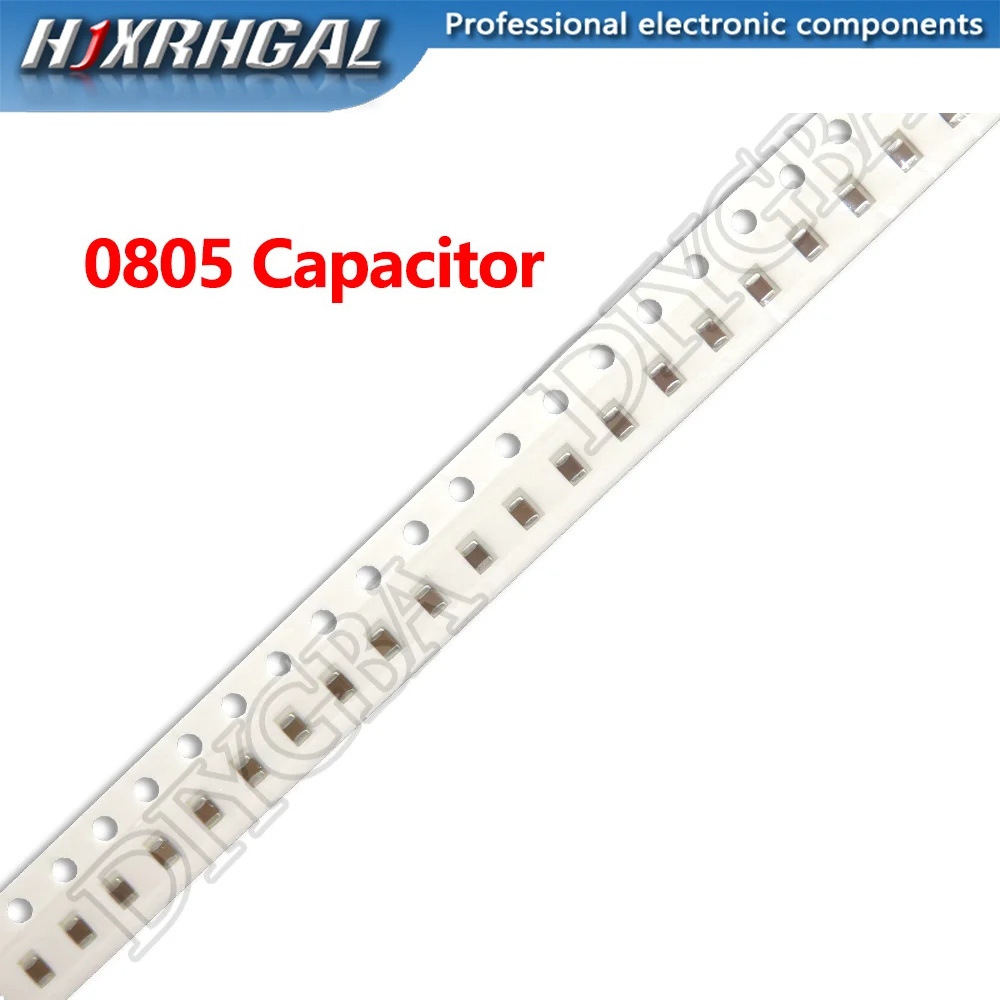 100PCS 0805 SMD capacitor ceramic 330PF 470PF 680PF 820PF 1NF 2.7NF 4 ...