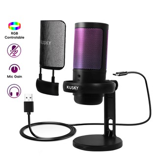 Kusky Me6D USB condenser Microphone PC Mic Gaming Mic for PC / Gaming ...