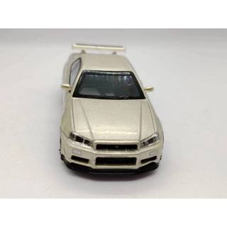Mini GT 1/64 Golden Nissan GT-R Skyline R34 M-Spec Skylnie Alloy ...