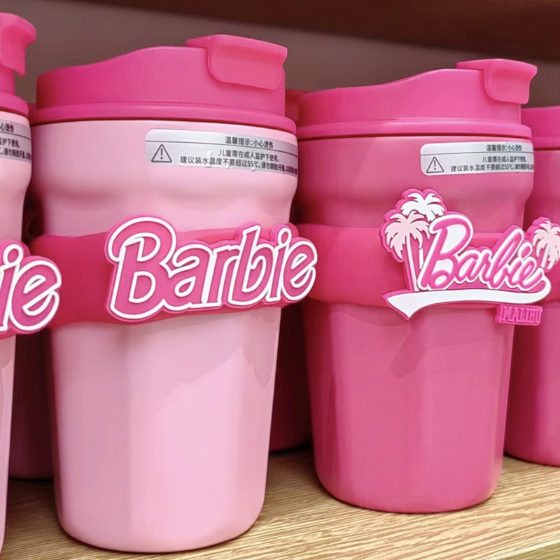Mini miniso miniso Barbie Capsule Series Double Drinking Coffee Cup ...
