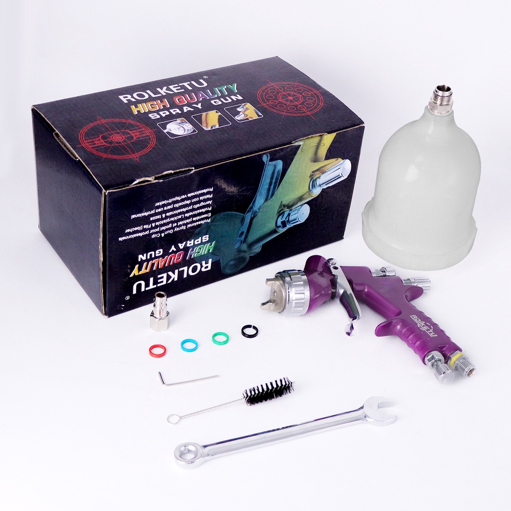 New Spray Gun Painting Gun 1.3mm Nozzle Paint Gun Water Based Air Spray ...