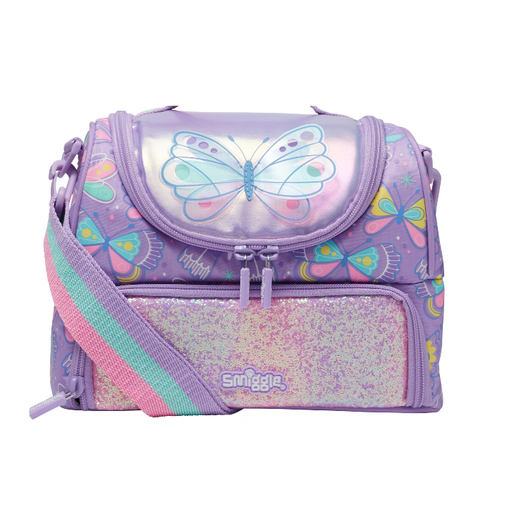 Smiggle Flutter Double Decker Lunch Box Bag With Strap | Shopee Philippines