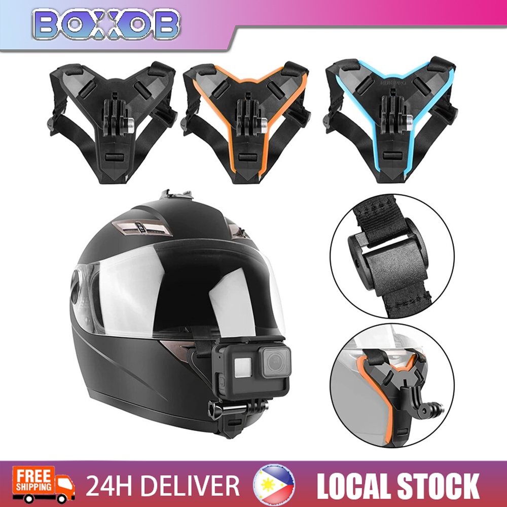 Motorcycle Chin Strap Mount for helmet With Free J-Hook Mount for GoPro ...