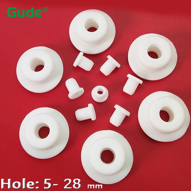 5mm to 28mm Round Hollow Silicone Rubber Grommet Hole Plug Wire Cable ...