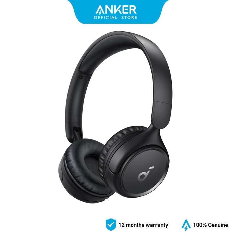 Soundcore by Anker H30i Wireless On-Ear Headphones, Foldable Design, Pure Bass, 70H Playtime ...