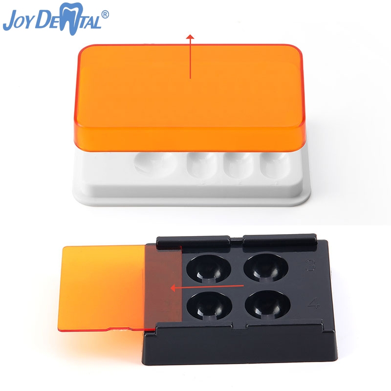 4/8 Holes Dental Veneer Storage Box Patch Shading Light Case Denture ...