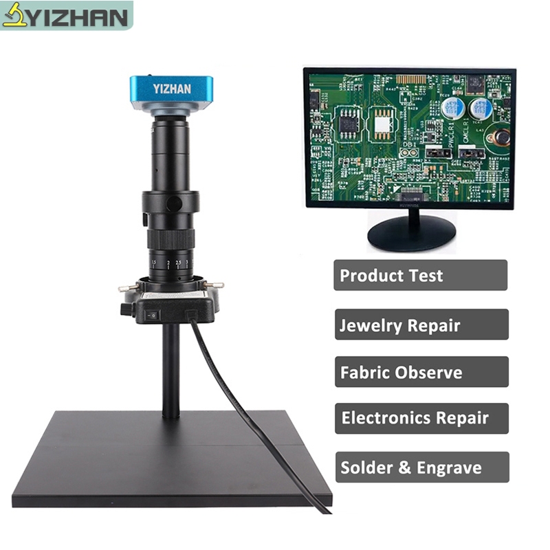 YIZHAN Industrial Digital Video Microscope 38MP HDMI USB Monocular ...