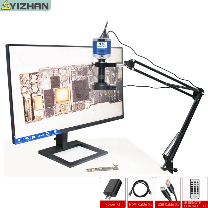YIZHAN 48MP 4K 1080P HDMI Industrial Digital Video Microscope Camera ...