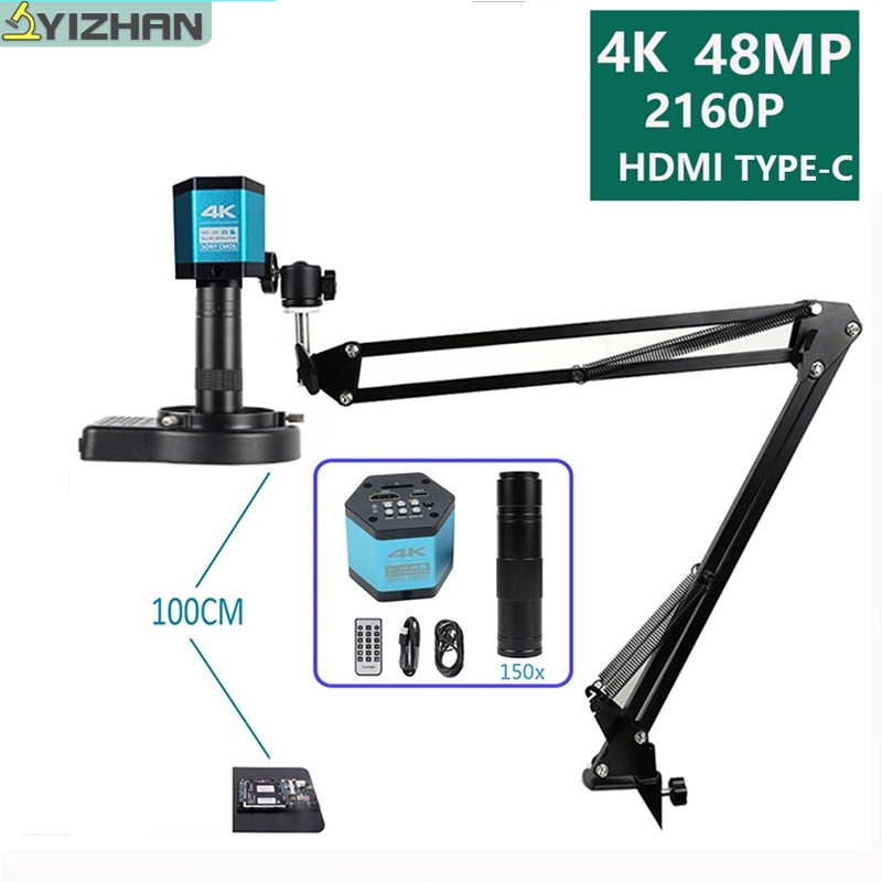 Yizhan Electron Microscope HDMI USB Video Microscope 48million Pixel ...
