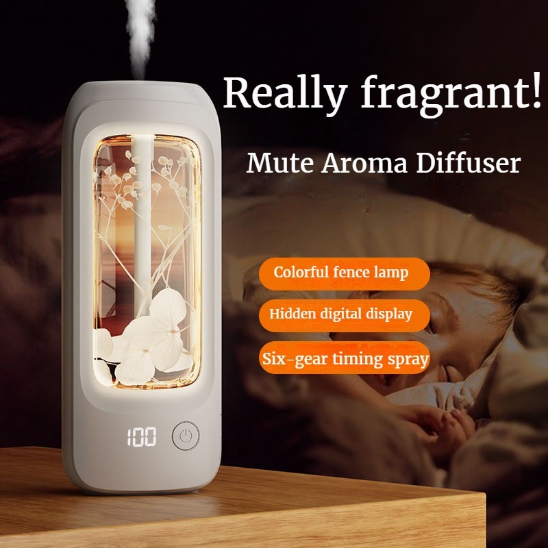 Eternal Flower Aromatherapy Diffuser Wall Mount Automatic Air Freshener ...