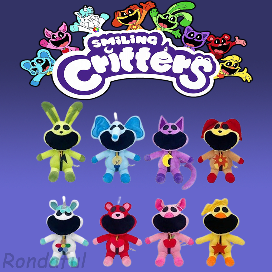 25cm Poppy Playtime Smiling Critters Plush Toys 8 Styles Cute Cartoon ...