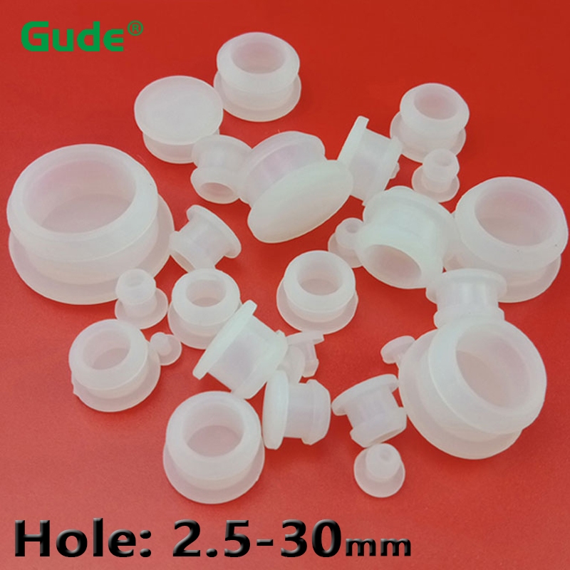 Transparent Food Grade Silicone Rubber Hole Caps T Type Plug Cover Snap ...