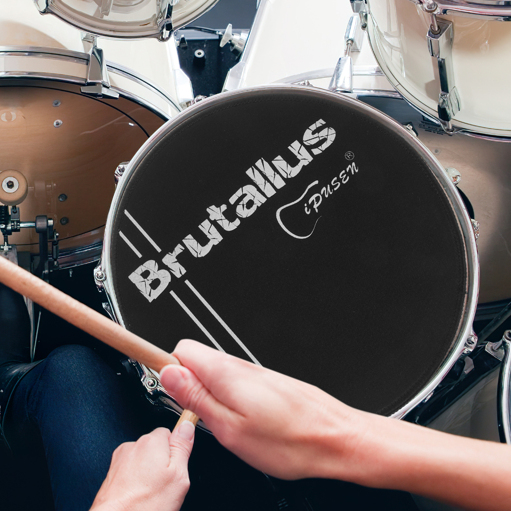 [READY STOCK] Drum Practice Pad Tenor Kit Bass Cloth Rubber Overseat ...