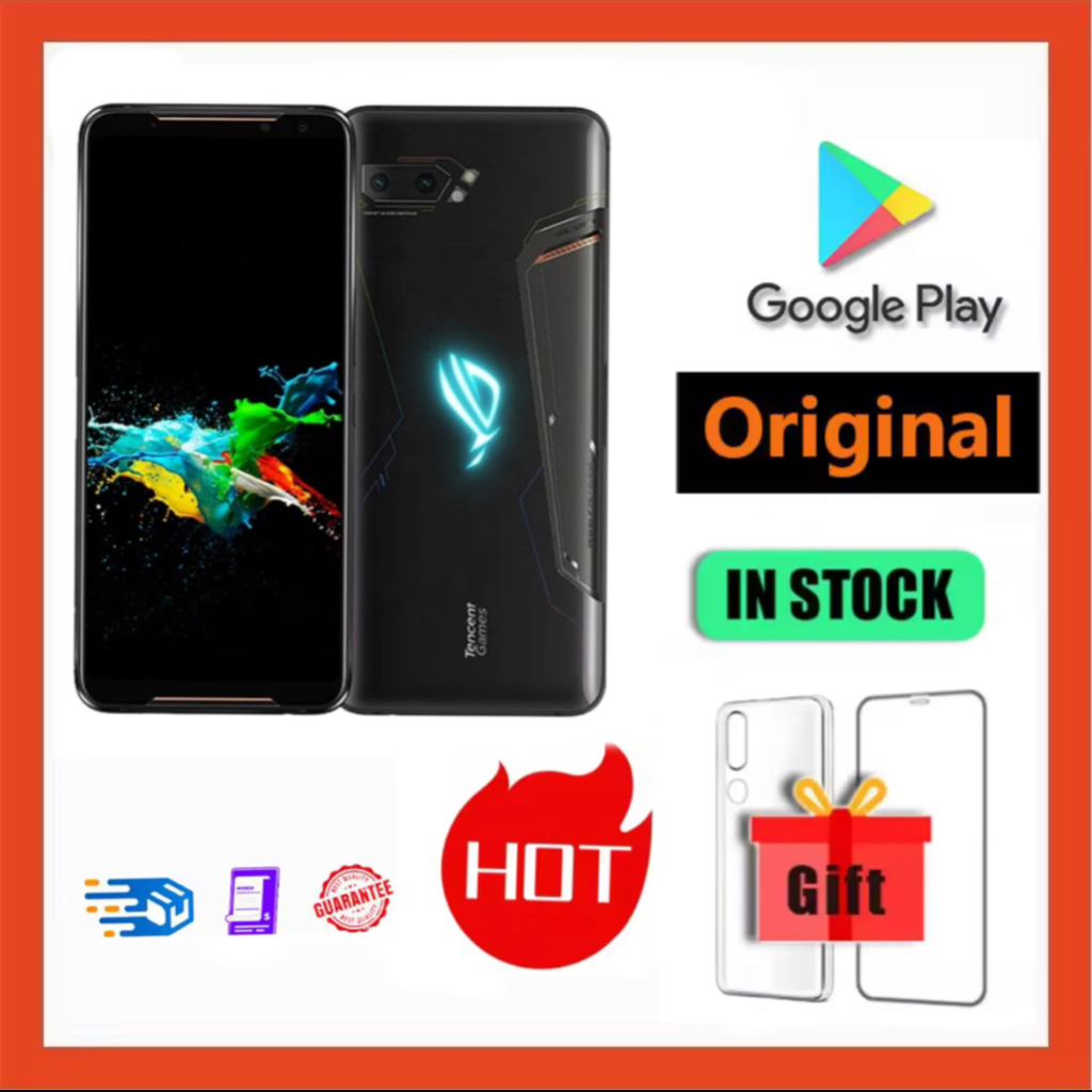 Used Original ASUS ROG 2 Phone Global ROM 4G Gaming Phone Snapdragon 8 ...