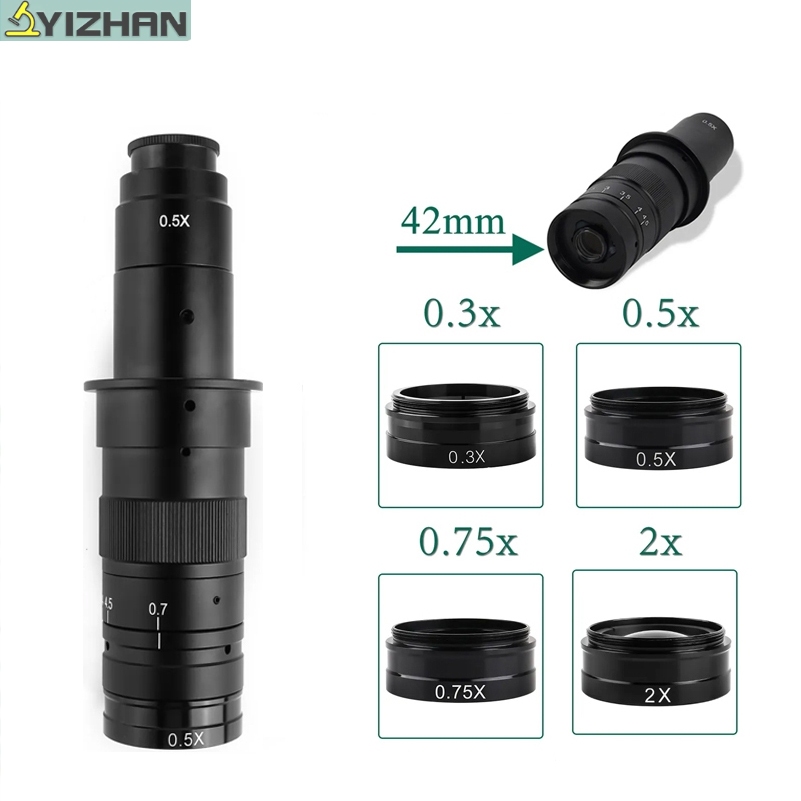 Lens 0.3X 0.5X 0.75X 2X Install Thread Professional Monocular ...