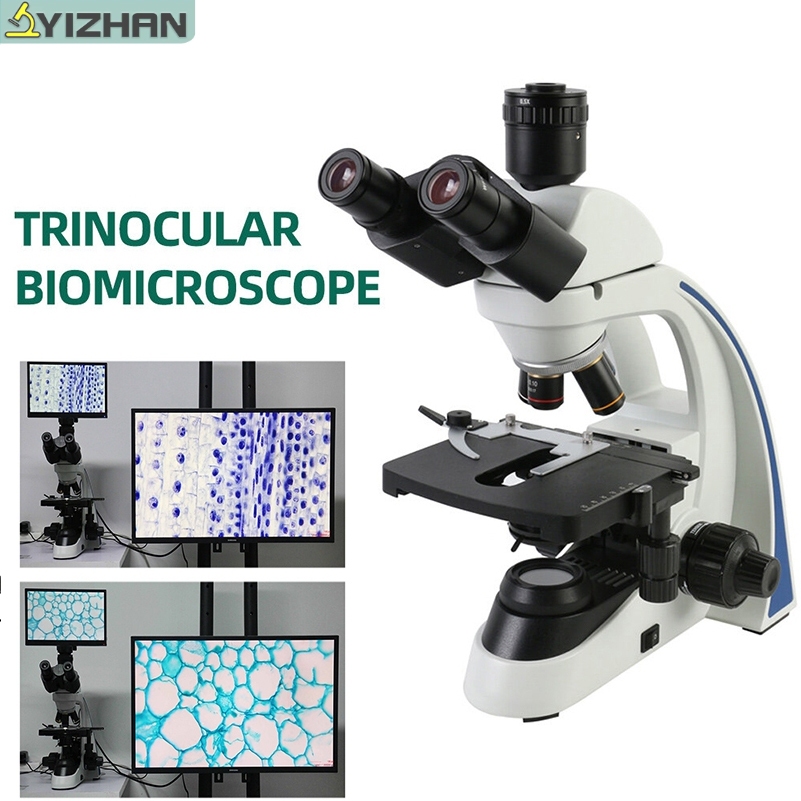 YIZHAN Professional Biological Lab Microscope Trinocular Binocular ...