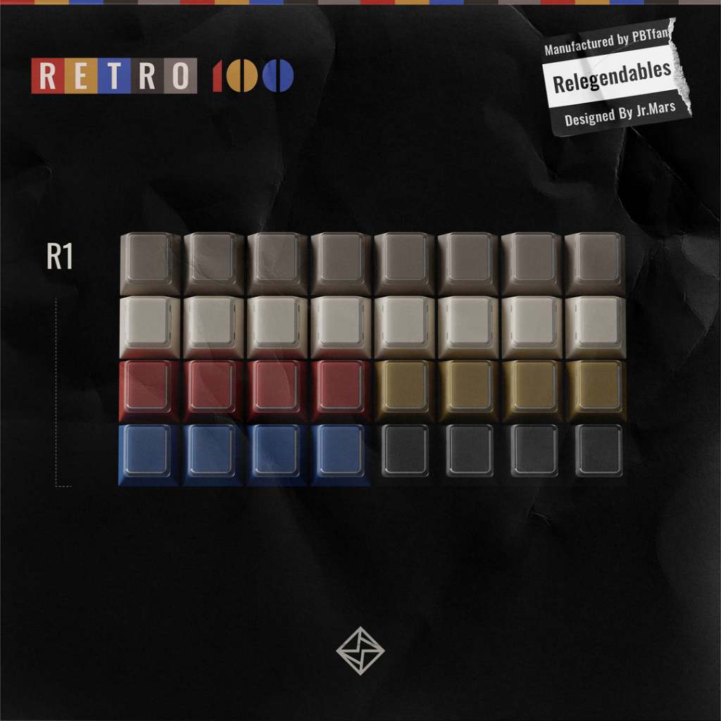 KBDfans PBTFANS RETRO 100 keycaps | Shopee Philippines