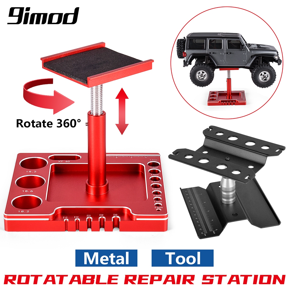9IMOD RC Car Repair Stand Metal Work Station Platform for 1/8 1/10 1/18 ...
