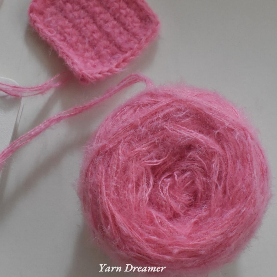 Mohair Yarn Crochet Yarns Wool Yarn Fluffy Yarn for Crochet Bundle Pink ...