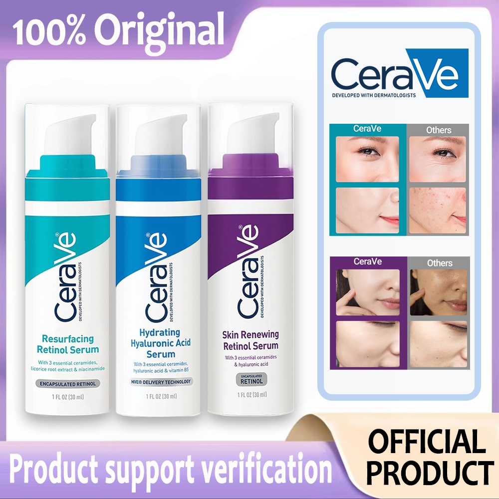 Cerave Resurfacing Serum Skin Renewing Retinol Serum Hydrating
