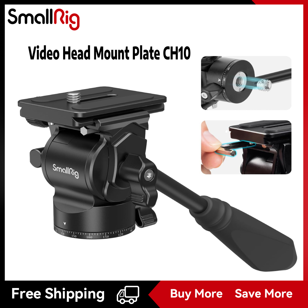 SmallRig Selection Universal Compact Fluid Head CH10 --3259B | Shopee Philippines