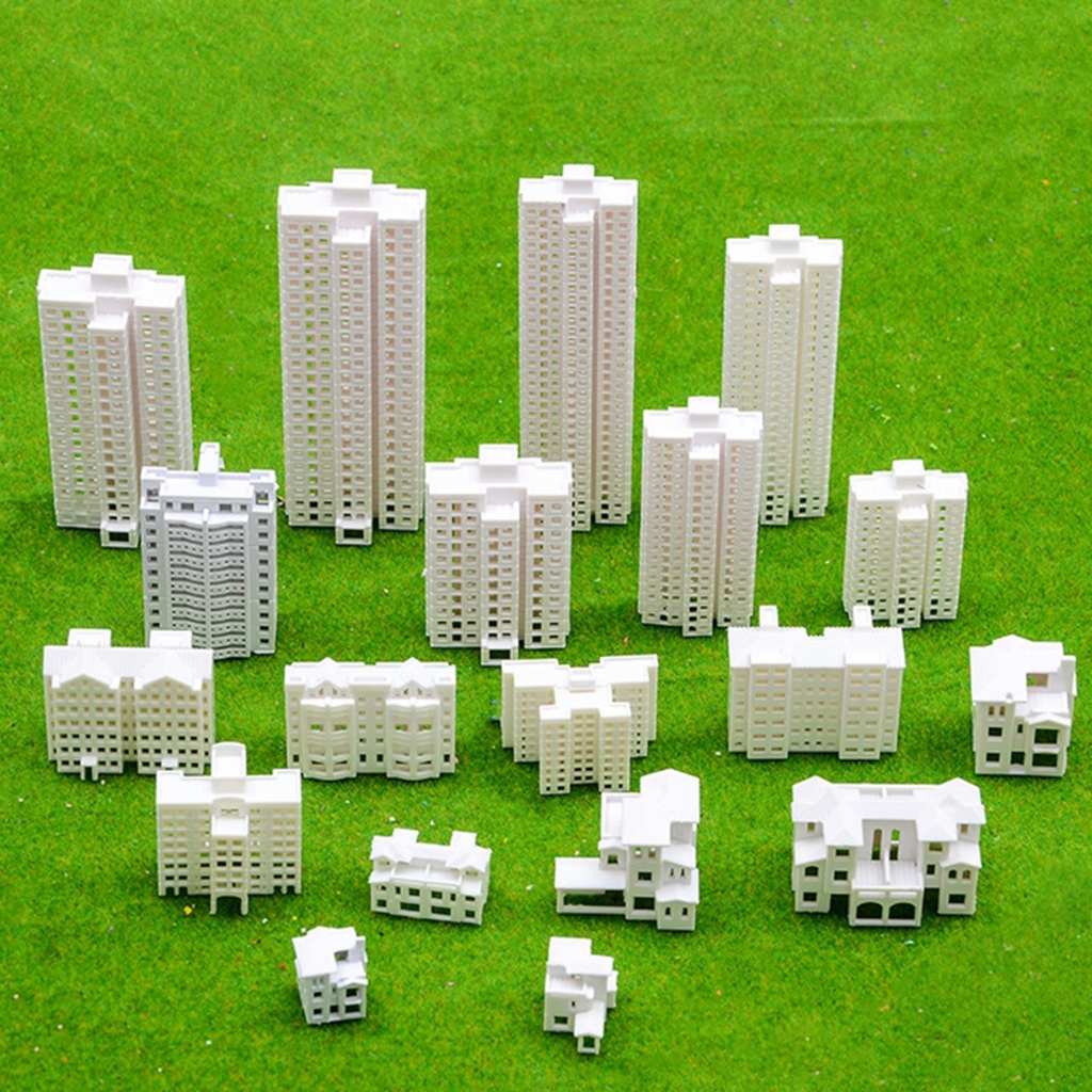 [Sharprepublic] Miniature Apartment Building 1:500/1:800 Diorama Modern ...