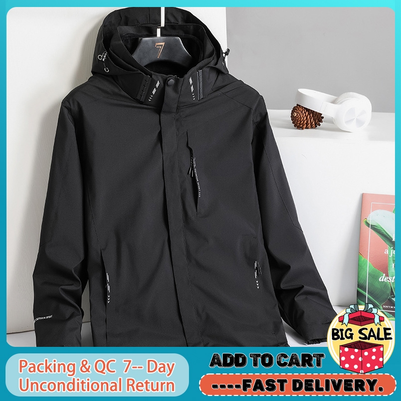 Waterproof Jacket Hiking Light Breathable Unisex Camping Windproof ...