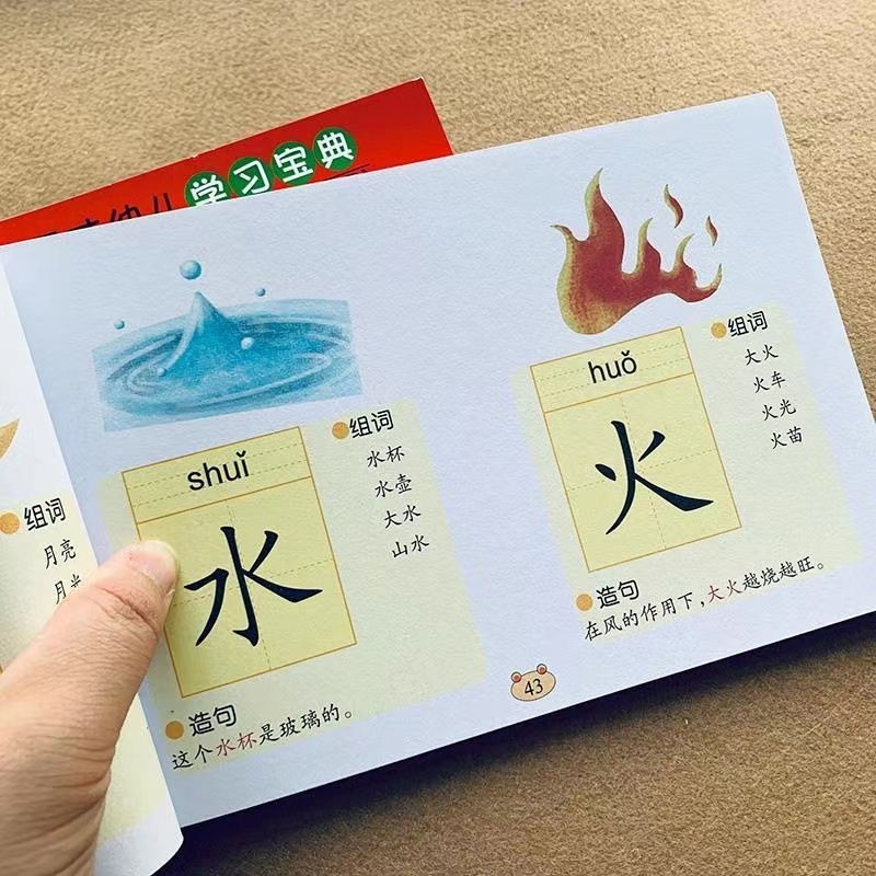 Chinese Characters Reading Book Basic Chinese Vocabulary Book with ...