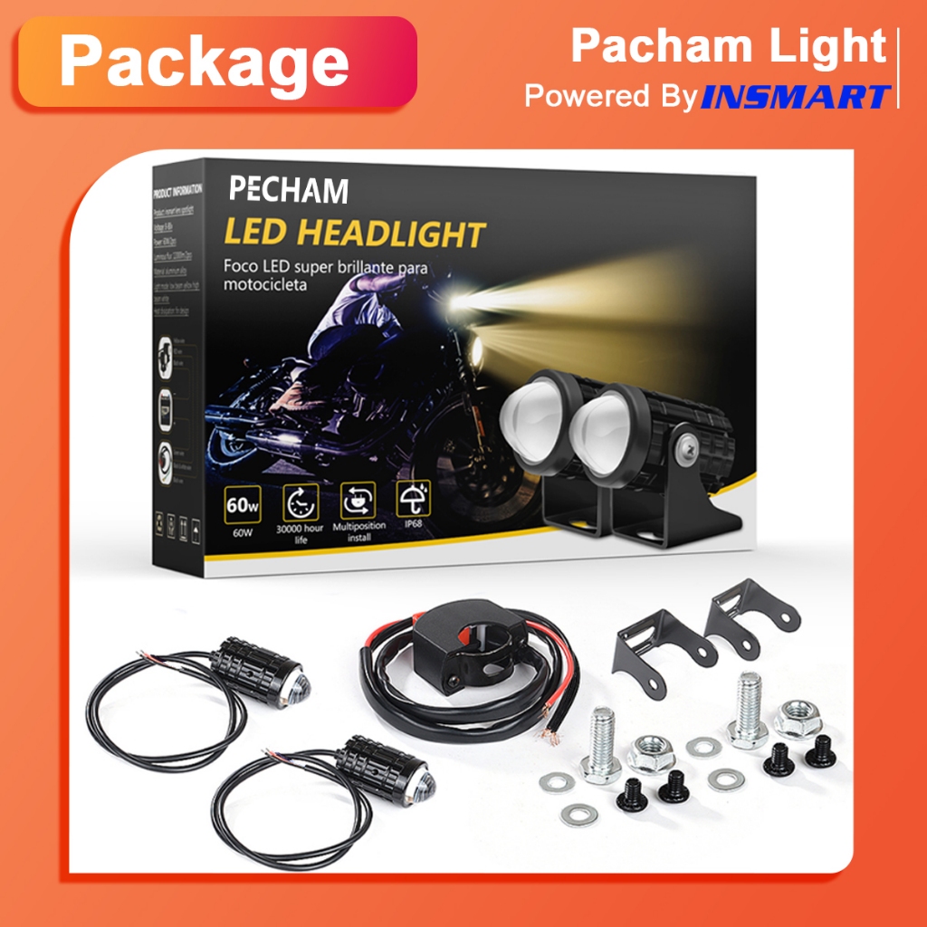 1YEAR 2PCS 60W Super Bright Mini Driving Light Set Led Light For ...