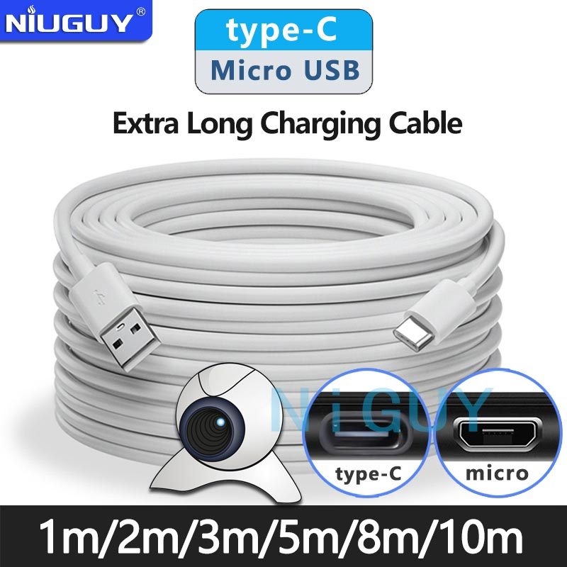 Quick delivery 】 1M 2M 3M 5M 8M 10M long charging cable suitable for ...