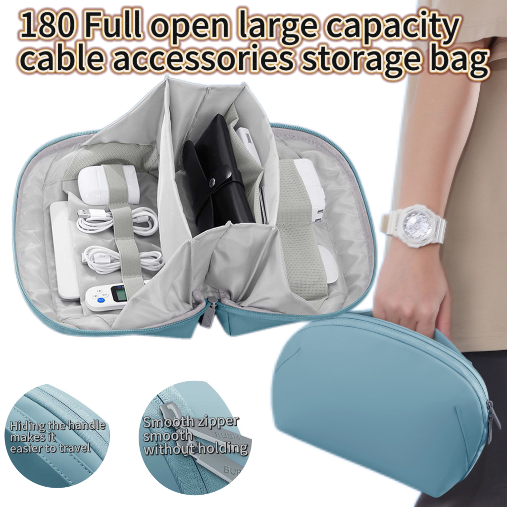 BUBM Waterproof digital gadget storage bag Travel storage bag Cable ...