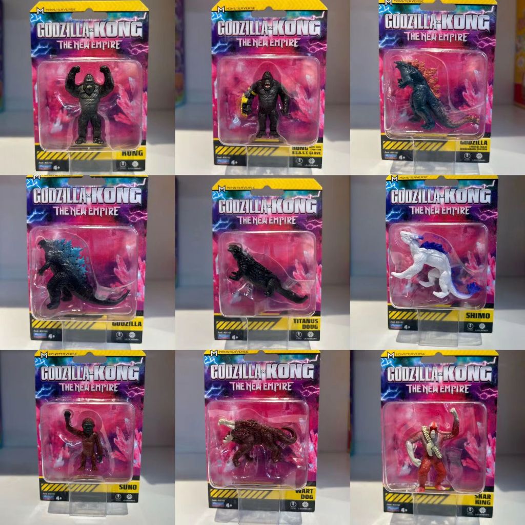 Godzilla x Kong: The New Empire mini Figures Assortment | Shopee ...