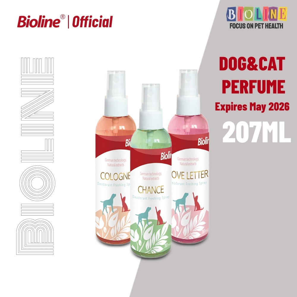 Bioline Dog&Cat Love Letter/Encounter/Cologne Scent Perfume 207ML | Shopee Philippines