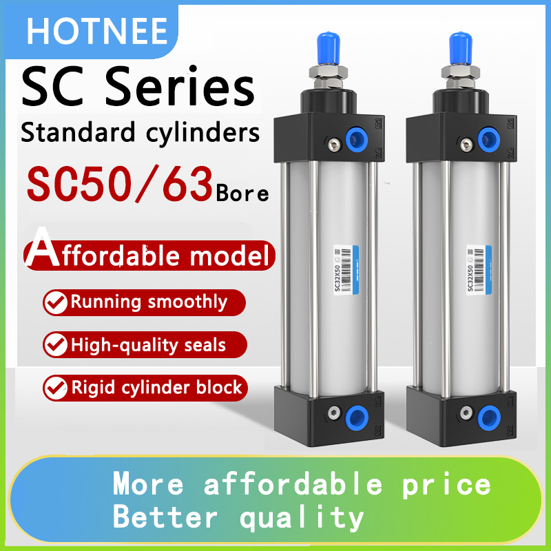 SC Pneumatic air Cylinder SC Series Economy model 50mm 63mm Bore ...
