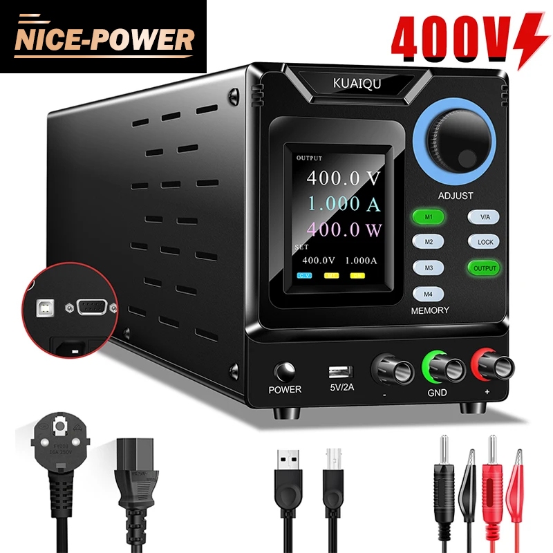NICE-POWER 200V 300V 400V 1A RS232/USB Programmable DC Power Supply ...