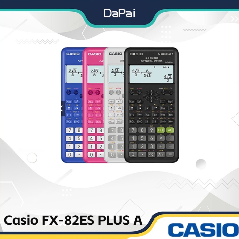 Casio FX-82ES PLUS A student function scientific calculator exam ...