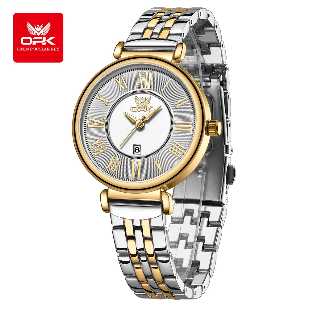 OLEVS Wrist Relo Watch For Women Waterproof Original With Box Stainless ...
