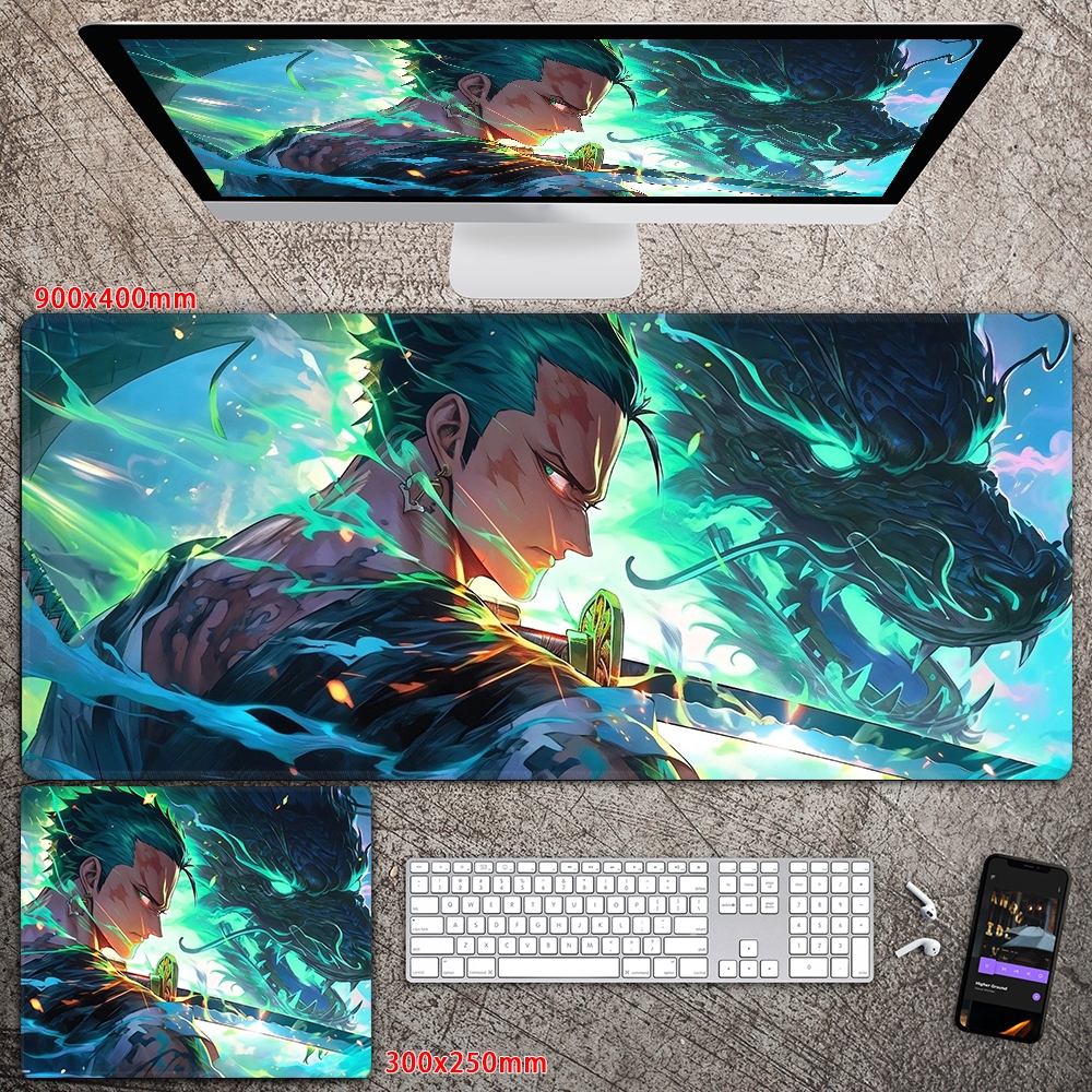 Dragon And Youth Boy Mouse pad Extended 900x400mm Waterproof Non-Slip ...